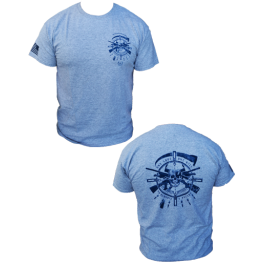 One Shot One Kill T-shirt Gray